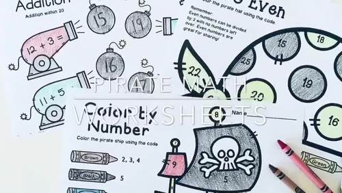 Pirate Math Worksheets Friday Morning Work 1st Grade Math Fast Finishers