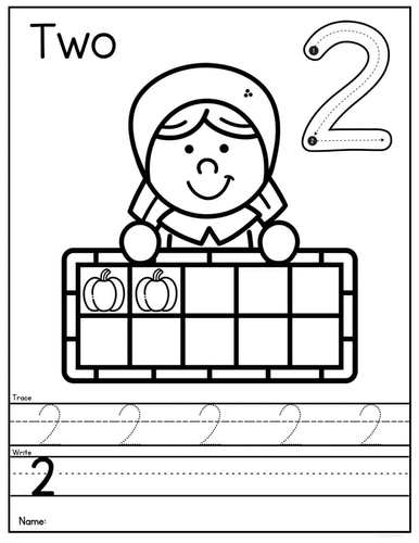 Number Formation | Thanksgiving Worksheets by E is for Eri | TPT