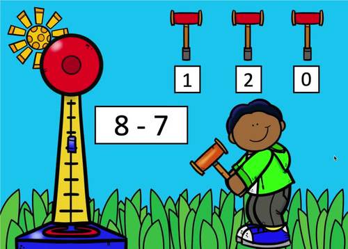 Subtraction Facts to 20 Digital Math Boom Cards by 3rd Grade Engaged