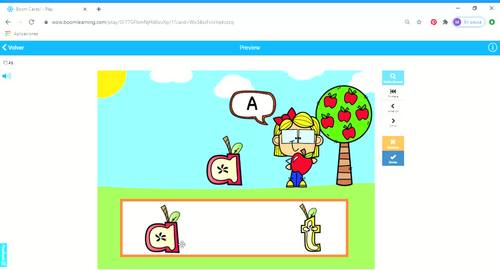 BOOM CARDS: Letras mayúsculas minúsculas | Digital Alphabet in Spanish