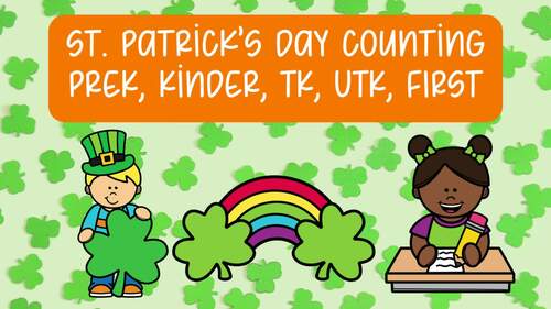 St. Patrick's Day Counting Worksheets Math PreK Kindergarten First ...