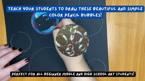 how to draw realistic bubbles