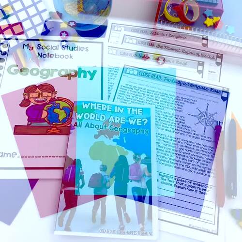 Geography Social Studies & Reading Unit by Ciera Harris Teaching