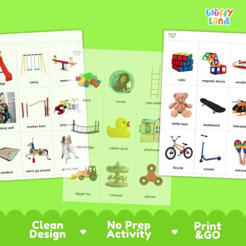 Playground Flashcards | Real Photo Vocabulary Cards | Outdoor Play ESL ...