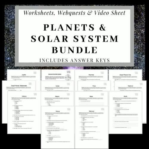 Planets & Solar System Bundle by That Red Haired Science Teacher