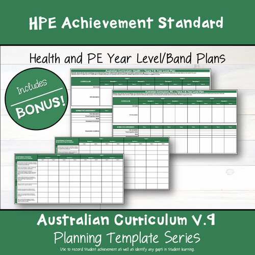 V9 Australian Curriculum HPE ACHIEVEMENT STANDARD CHECKLISTS - Years 7-8