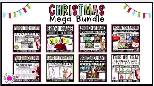 Christmas Activities and Games BUNDLE | Class Christmas Party Fun