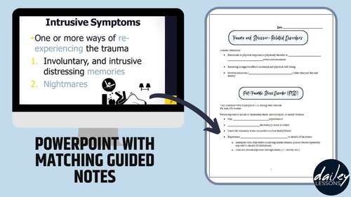 Psychology - PTSD and Trauma-Related Disorders Presentation with Guided ...