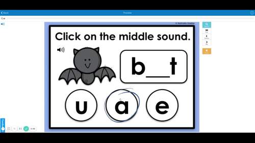 Middle Sounds Boom Cards™ CVC Words by Nathalie Rae Resources ...