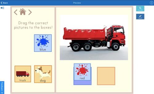 Color + Noun Phrases Boom Cards Speech Therapy by Therabuddy | TPT