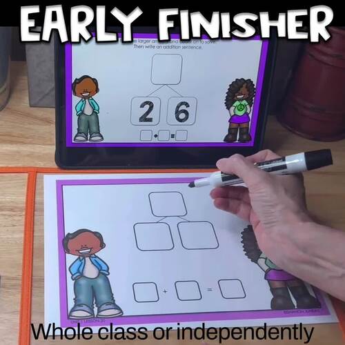 Counting On with Number Bonds to 10 Games 1st Grade Early Fast Finisher ...