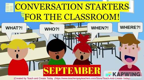 Conversation Starters Classroom Debate & Discussion May Digital Resource