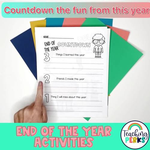 End of the Year Activities - End of the Year Memory Book by Teaching Perks