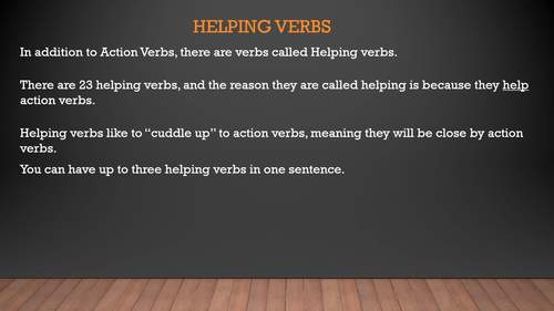 Learning Helping Verbs With a Story by ELA Core Plans | TPT