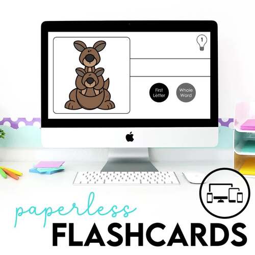 Zoo & Farm Animal Recognition Digital Flash Card & Vocabulary Picture ...