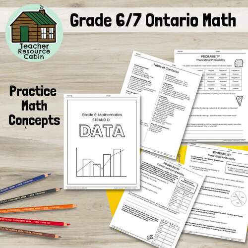 Grade 6/7 Ontario Math Workbook Bundle by Teacher Resource Cabin