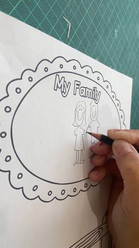 Student craft activity for a parent gift, Mothers Day or Christmas