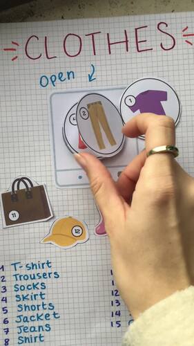 Clothes || Pop-up Washing Machine (Pre-A1) | TPT