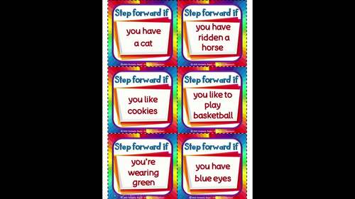 Back to School Ice Breaker & Get to Know You Movement Games & Activities