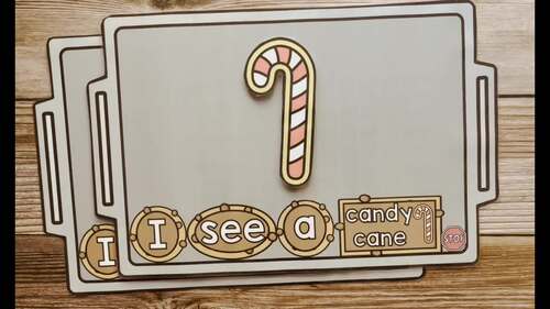 Christmas Literacy Bulletin Board - Preschool, Kindergarten, Special ...