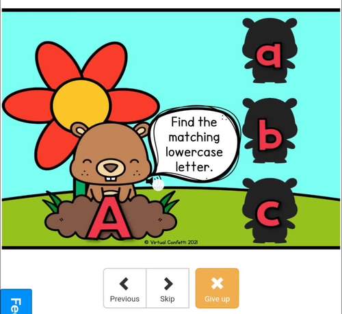 Groundhog Day Activities - Letter Recognition - Boom Cards™ | TPT