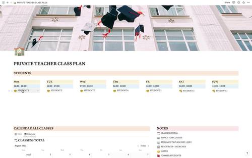 Notion Teacher Template | Notion Template Planner | All in one Notion ... Notion Teacher Template | Notion Template Planner | All in one Notion ...