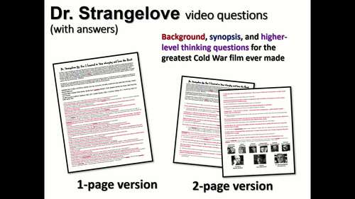 Dr. Strangelove Video Guide: background, synopsis & great questions (w ...