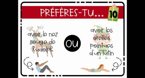 French Christmas Would You Rather Digital Slides | Noël by French Toast ...