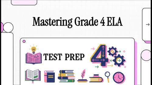 Grade 4 | ELA | BUNDLE | Reading Skills |Test Prep | Common Core