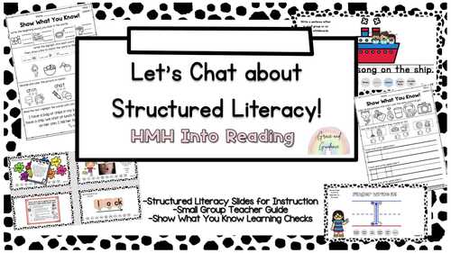 Kindergarten HMH Structured Literacy by Grace and Guidance | TPT