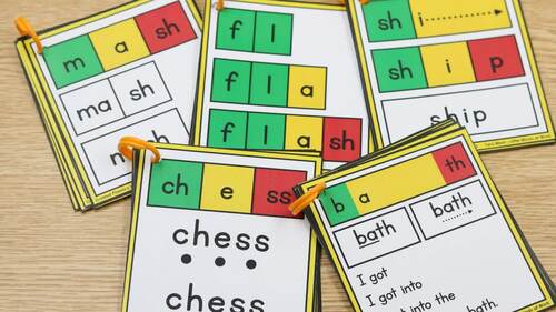 Digraphs and Blends Blending Cards 2,000 Included Cards Science of ...