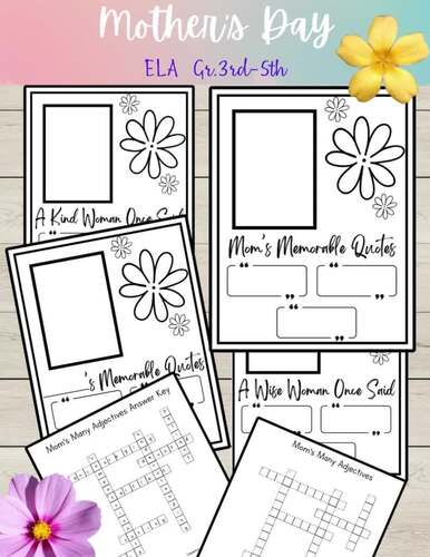 Mother's Day Writing Activities by PrincipalThingEducation | TPT