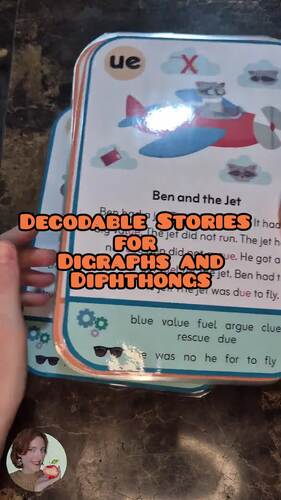 Decodable Stories for Digraphs and Diphthongs/Phonics Reading Practice