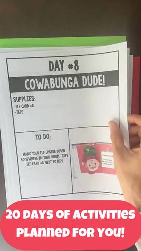 Elf Arrival Letter for Classroom - Classroom Elf Kit by Just Heather ...