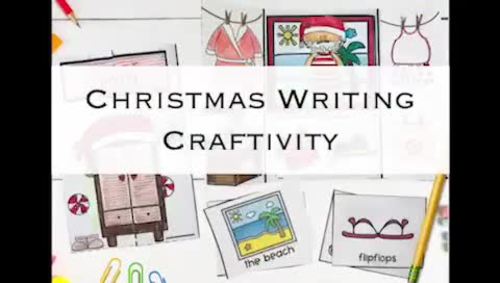 Christmas Writing Activity | Dress Santa craft by Ms Herraiz | TPT