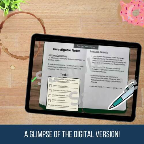 Digital Christopher Columbus Interactive Investigation by A Flair for ...