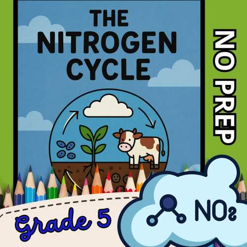 Nitrogen Cycle Workbook | Grade 5-7 Science Activities & Diagram Practice