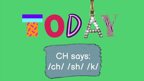 CH Digraph /sh/ /ch/ /k/ Google Lesson & Decodable Worksheets, Homework ...