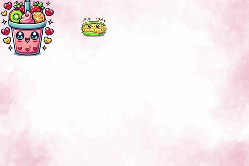 Kawaii Street Food Clipart, Cute Digital Street Food Illustrations for ...