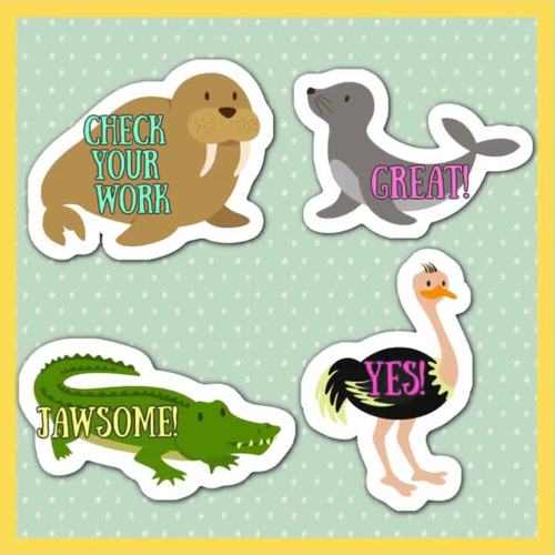 Dollar Deal Digital Stickers Animals Around the World Digital Resource