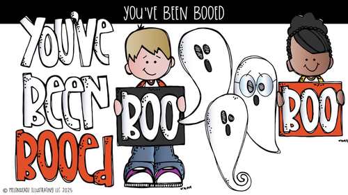 You've been Booed clip art, Ghost clip art, Halloween clip art Mini
