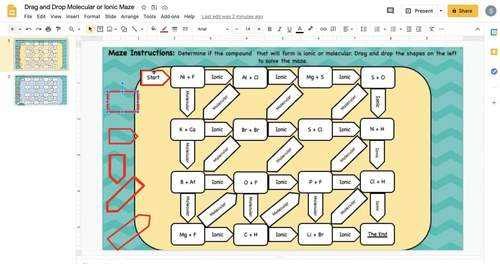 Ionic and Molecular Compounds | Maze | Pdf and Digital | TPT