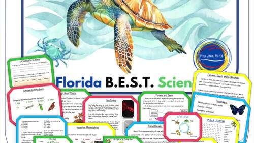 Plants and Animals Unit 4th Grade Florida B.E.S.T. Science Topic 6 by ...
