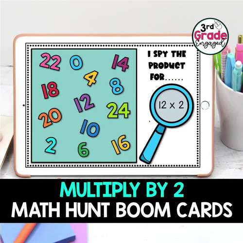 Multiplication Doubles Facts Fact Fluency Practice Digital Math Boom ...