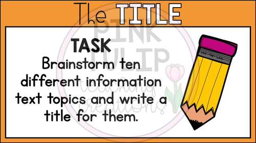 Information Text Reading Writing PowerPoint Presentation - Guided Teaching