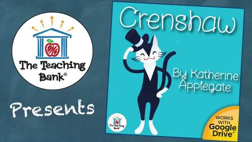 Crenshaw Novel Study Book Unit by The Teaching Bank | TpT