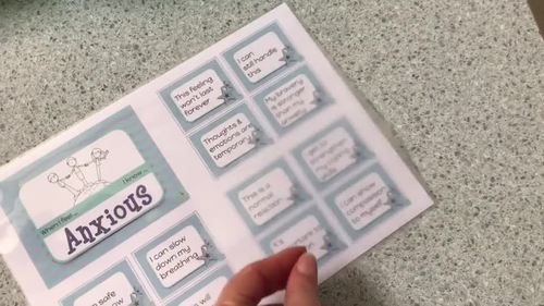 Social Emotional Learning 151 WELLBEING Support cards for students 2nd ...