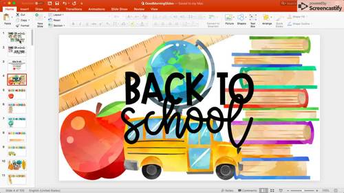 "Add Your Own" Good Morning/Afternoon Slides (Growing Bundle) by ...