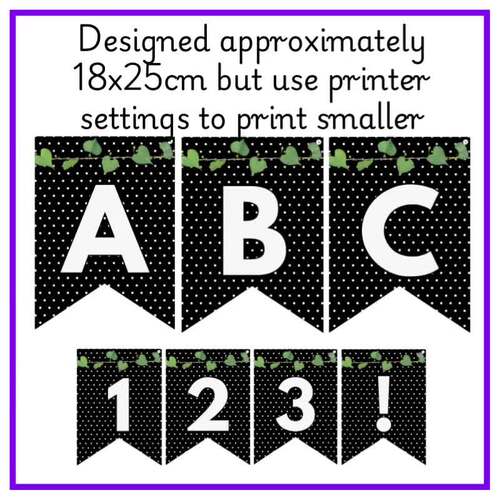 Alphabet and Number Bunting Farmhouse Classroom Decor Theme by ...