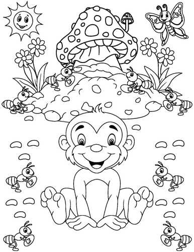 Back to school / Animals coloring book / Part 4 /Town Of Cliparts